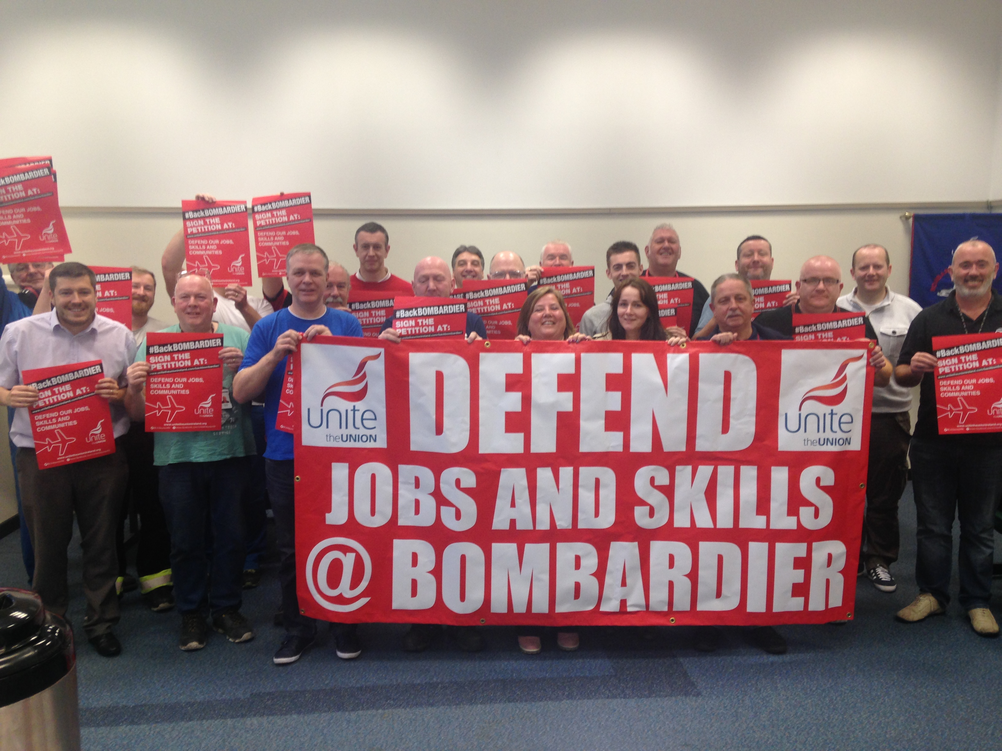 Bombardier bosses agree union demand to end compulsory redundancies in ...
